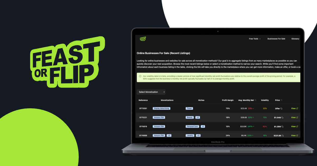 Feast or Flip - Tools & Advice for Online Entrepreneurs